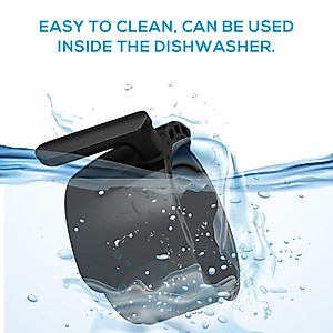 J-Jati Air Fryer Cool Touch Housing Dial/Digital Hot Air Healthy Frying Oil-Free AirFryer Auto Shutoff, Dishwasher safe parts, Space Saving Black (2.0L)