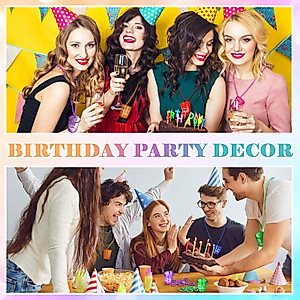 12 Pcs Birthday Squad Shot Glass Necklace Shot Necklace Cups Plastic Birthday Glasses on Beaded Necklace Funny Beaded Birthday Squad Cups for Adults Birthday Wedding Party Supplies Favors, 6 Colors