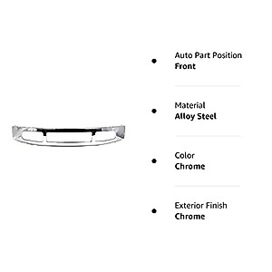 CPP Chrome Steel Front Bumper for 2008-2010 Ford F-250 SD, F-350 SD - FO1002406