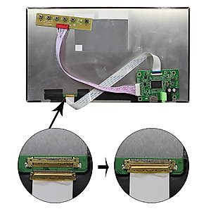13.3 inch 1920x1080 FHD 400nit 30pin eDP IPS LCD Screen and HDMI Controller Board, for Raspberry PI/Smart Mirror/DIY sub Display