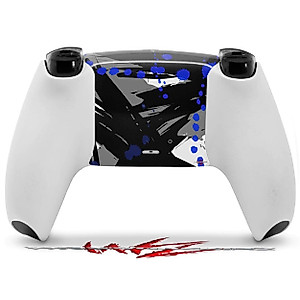 WraptorSkinz Skin Wrap compatible with Sony PS5 DualSense Controller Abstract 02 Blue (CONTROLLER NOT INCLUDED)