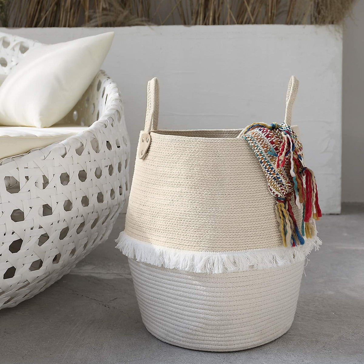 LA JOLIE MUSE Decorative Storage Basket for Home
