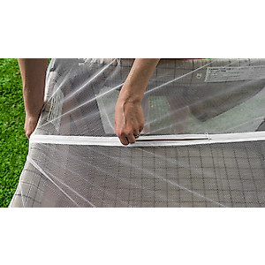 Pack n Play Net with Zippers - Fits Baby Crib, Stroller and Playpen - Universal Size Portable Durable Mesh Netting with Elastic - Complete with Storage Bag Bonus