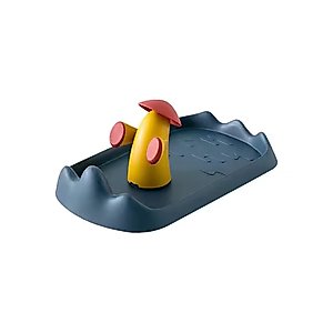Flilail Spoon Rest,Mushroom Knight Creative Spoon Rest With Lid Holder，Minimalist Pots And Pans Organizer,High-Quality Resin Spoon Rest For Stove Top,Pot Lid Organizer, Interesting Kitchen Gadgets (B)