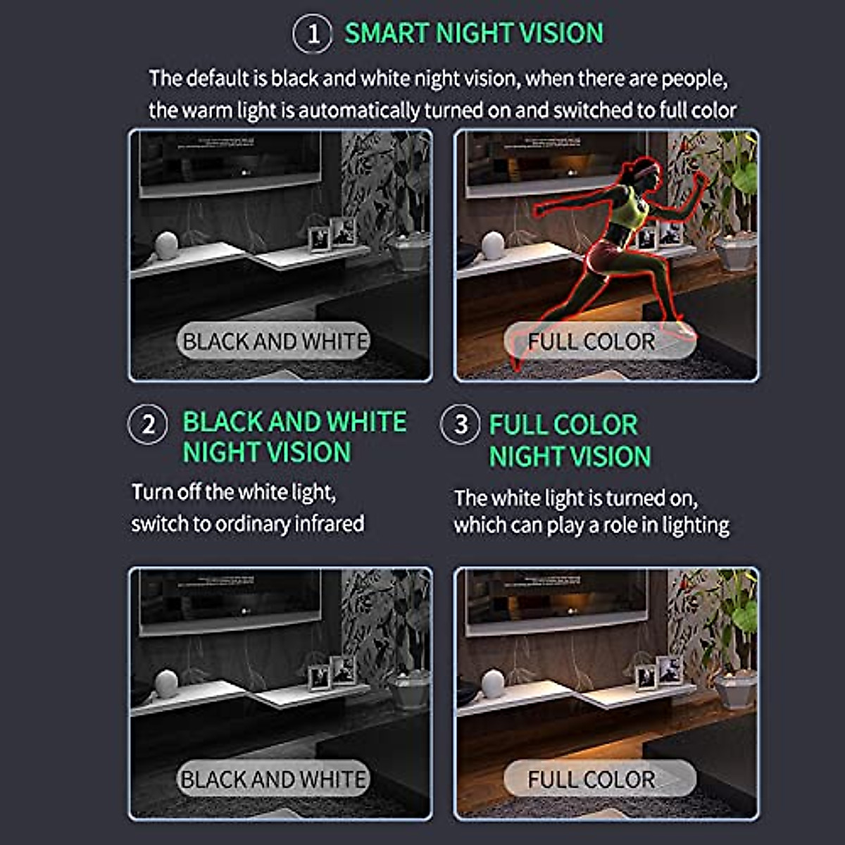 VSVABEFV PTZ WiFi Security Camera Outdoor, 1080P Home WiFi IP Camera, HD Wireless Surveillance Camera, Waterproof Two Way Audio Motion Detection Clear Night Vision Surveillance Cam