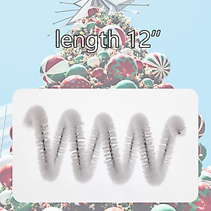 Waycreat 400 Pieces Pipe Cleaners White Chenille Stem for DIY Art Craft Decorations (6mm x 12 Inch)