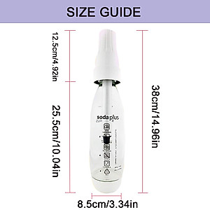 HXZB 1L Soda Siphon Carbonated Seltzer Water Maker Homemade Sparkling Beverages Machine Use Standard CO2 Chargers