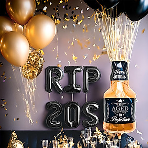 RIP Twenties Party Balloons 30th Birthday Party Decorations Death to My Twenties Birthday Party Supplies RIP 20s Birthday Decorations