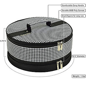 Picnic at Ascot Original Pie and Cake Carrier 12" Diameter- Designed & Quality Approved in the USA