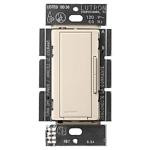 Lutron Maestro Companion Multi-Location Dimmer | Not for Standalone Use | MA-R-LA, Light Almond