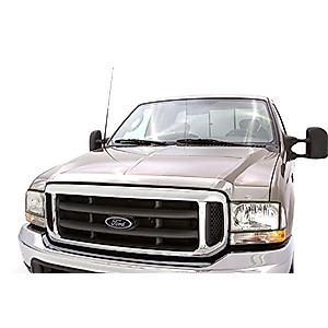 Auto Ventshade [AVS] Aeroskin Hood Protector | 1999 - 2007 Ford F-250/F - 350/F - 450 Super Duty, Low Profile/Flush - Chrome | 622067