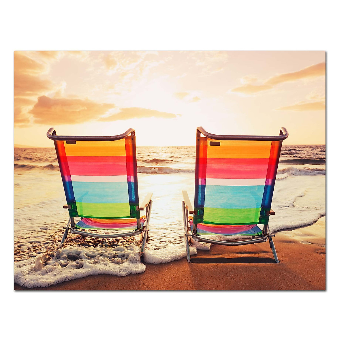 Small World Greetings Beach Note Cards 24 Count - Blank Inside with Envelopes - A2 Size (5.5" x 4.25") - Perfect All Occasion Beach Stationery for Thank You, Birthday, and More