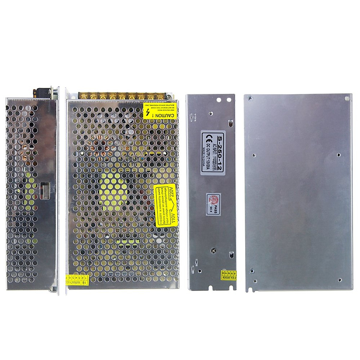 ALITOVE DC 12V 20A 240W Power Supply Transformer Switch AC 110V / 220V to DC 12V 20amp Switching Adapter Converter LED Driver for LED Strip Light CCTV Camera Security System