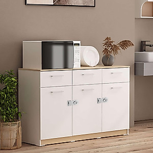 Tidorlou Cabinet Password Hasp Lock Combination Lock 3-Digit Password Code Latch Lock for Cabinets Door Barn Door Locker Toolbox Fence, 2pack Silver