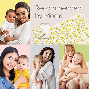 Changing Mat - Biggest Waterproof & Reusable Portable Changing Pad 25.5"x31.5" for Change Diaper in Any Places On The Go - Wipeable Compact Baby Change Cover Liner - Unisex Design for Girls & Boys