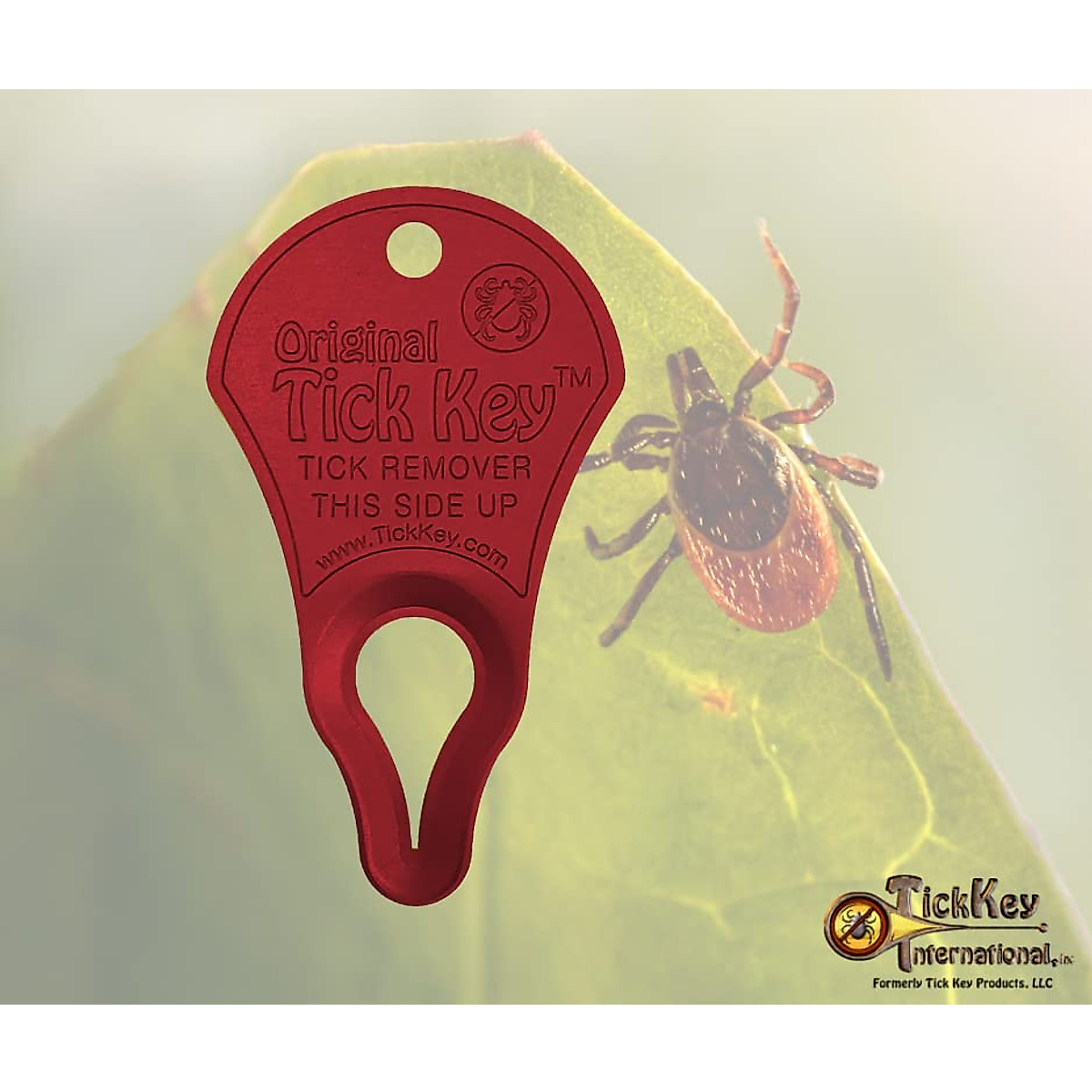 The Original Tick Key -Tick Removal Device - Portable, Safe and Highly Effective Tick Removal Tool - 3 Pack (USA)