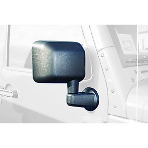 Bestop 5126001 HighRock 4x4 Replacement Mirrors for 2007-2017 Wrangler JK 2-door & 4-door
