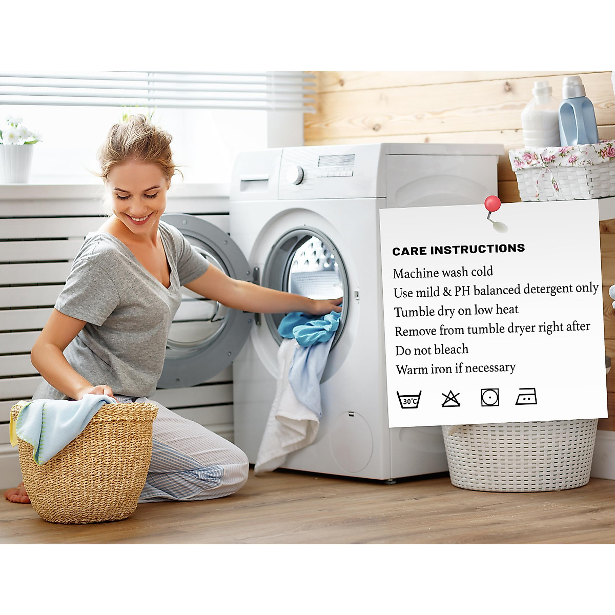 HOMTEC Pillow Cases, Standard Queen Size Cotton Percale Weave Pillowcases, Pre-Shrunk Breathable and Hypoallergenic Pillowcases, Set of 2 (2 Piece Standard/Queen 20 Inch x 30 Inch, White)