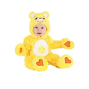 Care Bears Funshine Bear Costume for Infants, Care Bears Baby Outfit, Yellow Care Bear Jumpsuit 9/12 Months