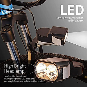 CLIENSY 26 Inch Electric Bike, 550W Folding Ebike with Removable 36V 12.5AH Lithium Battery for Adults, 21 Speed Shifter (Black)