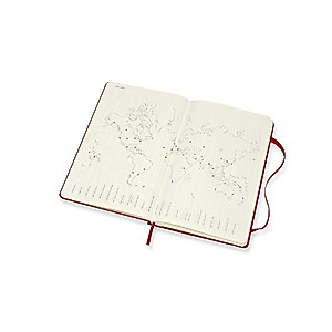 Moleskine Classic 12 Month 2022 Weekly Planner, Hard Cover, Large (5" x 8.25"), Scarlet Red