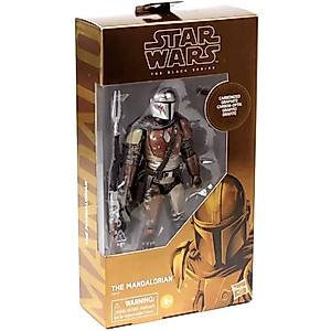 The Mandalorian Carbonized Black Action Figure Wars Star (Exclusive Version)