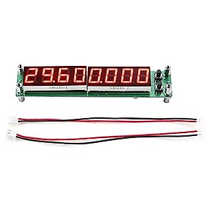 PLJ-8LED-H RF Frequency Counter Cymometer Tester Module 0.1~1000MHz (Backlit Font red)