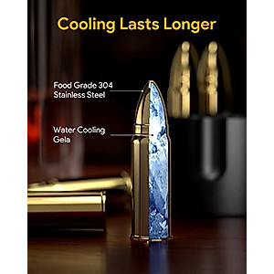 Gifts for Men Dad, Whiskey Stones Valentines Day Father Day Unique Anniversary Birthday Ideas Gift, Boyfriend Husband Grandpa Stainless Steel Ice Cubes, Christmas Stocking Stuffers, Cool Funny Gadgets