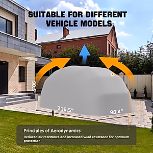 Generic Stainless Steel Grey Carport, Foldable Retractable Car Awning, Semi-Automatic Durable Shelter, Mobile Folding Garage, Gray