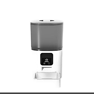 Automatic Cat Feeder, Auto Dog Feeder, WiFi & Bluetooth Operated| Safety Standard, Drop Proof & Shook Proof| 6 Liter Food Capacity with 1-6 Meals Per Day| Leave 10 Second Voice Message for Pet.