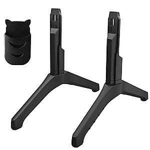 Base Stand for Samsung TV Legs, Only for UN50TU7000 UN55TU7000 UN58TU7000 UN58TU7000FXZA UN55TU7000FXZA UN50TU7000FXZA BN63-18871A, with Non-slip Feet (Black)
