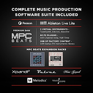 M-Audio Keystation 49 MK3 - Synth Action 49 Key USB MIDI Keyboard Controller with Assignable Controls, Pitch and Mod Wheels, and Software Included