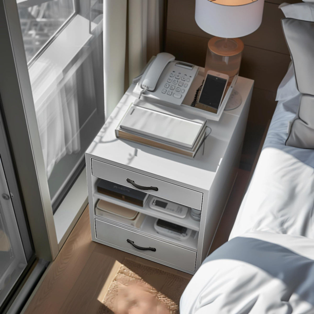 HESTIA HARDWARE 10 Pack | Black Cabinet Pulls 3 Inch Kitchen Cabinet Handles Kitchen Handles for Cabinets Bedroom Drawer Pulls Cupboard Handles (Z8.10.D)