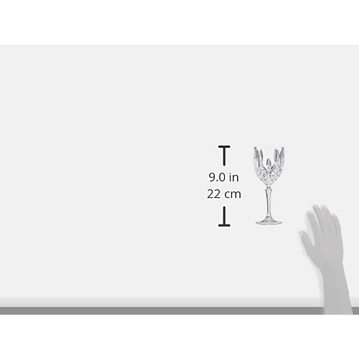 Marquis by Waterford Markham Goblet Set of 4, 4 Count (Pack of 1), Clear