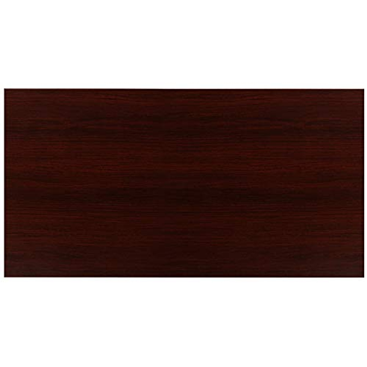 Flash Furniture Tiverton Industrial Modern Desk-Mahogany/Black Commercial Grade Computer Desk-47" Sturdy Home Office Desk-Writing Desk