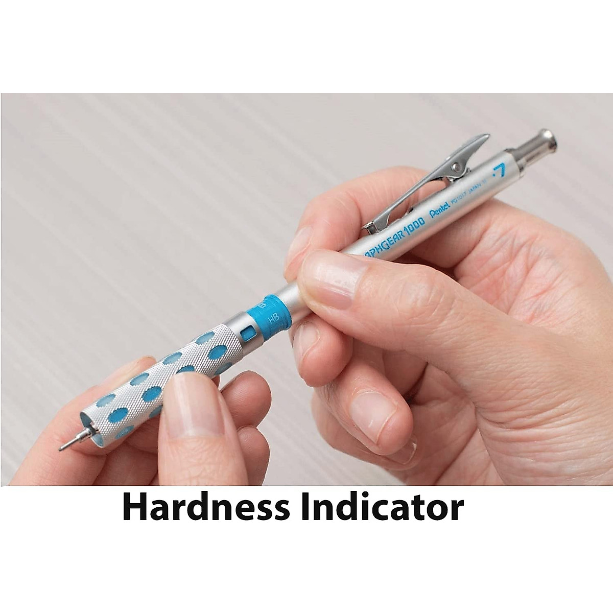 Pentel GraphGear 1000 Automatic Drafting Pencil - Metal Mechanical Pencils 0.5 and 0.7mm with Refill Leads