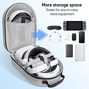 SARLAR Head Strap Accessories Compatible with Meta Quest 2