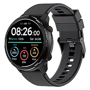 SKG V9C Smart Watch for Men Women, Smartwatch with GPS for Android & iPhone, Fitness Tracker with Heart Rate, SpO2, Sleep Monitor, IP68 Waterproof, Multi-Sports, Dials, Outdoor Compass, Ideal Gift