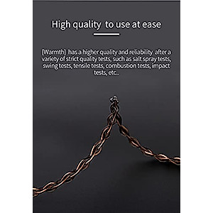 KZ CCA 2PIN IEM Earphone Cable, 4 Core High-Purity Copper Twisted IEMs Replacement Cable, Earbud Headphone Replacement Copper Extension Cable for KZ ZST ZSTX EDX ES4 AS10 CCA C10 C16 TRN V80 V90