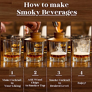 Bourbon Haze Wood Chip Refill For Cocktail Smoker Kit