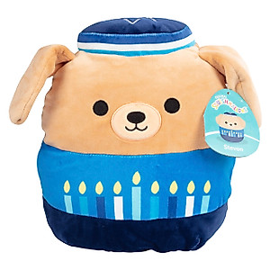 Squishmallows 10" Stevon Hanukkah Labrador Plush - Kellytoy Holiday Dog Stuffed Animal Toy