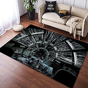 Generic Falcon Cockpit Rug, Starwars Millennium Cockpit Rug HT-941.1 (31”x47”)=80x120cm