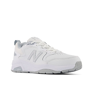 New Balance Women's 857 V3 Casual Comfort Cross Trainer, White/Cyclone, 6