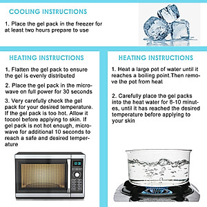 NEENCA Reusable Ice Pack(3 Packs of 4*9 Inches), Soft Touch Gel Packs for Hot & Cold Therapy. Flexible Gel Ice Packs for Swelling,Bruises,Surgery, Sprains,Muscle Pain,Injuries Recovery,Instant Relief