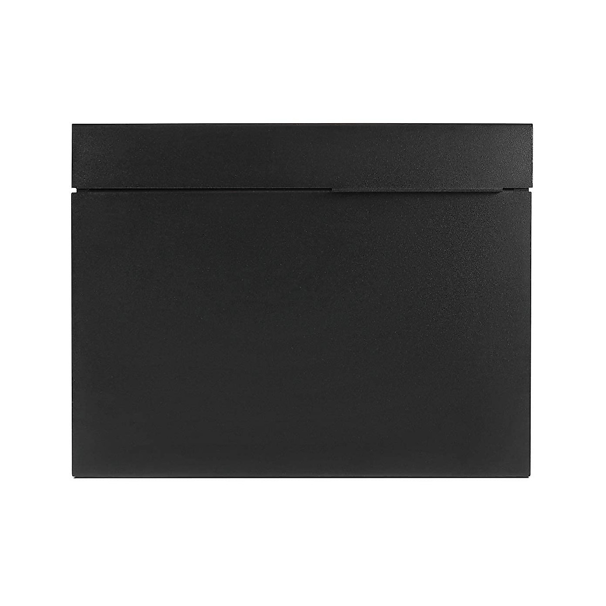 Movo Home Mailbox, Modern Wall Mounted (Herman (Black))