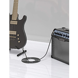 New bee Guitar Cable 2 Pack 20 ft Electric Instrument Cable Bass AMP Cord 1/4 Straight to Right for Electric Guitar, Bass Guitar, Electric Mandolin, Pro Audio