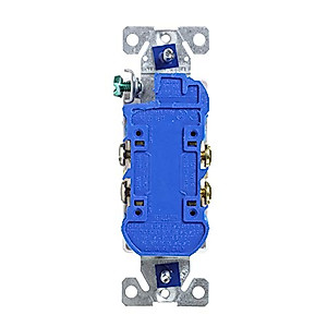 EATON 1107W-10-L Receptacles, One Size, White