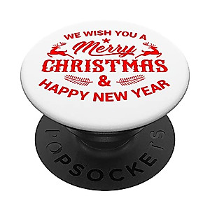 CHRISTMAS DECO NEW YEAR'S EVE GREETINGS WOMENS MENS KIDS PopSockets Swappable PopGrip