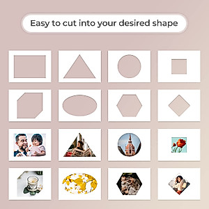 Frametory, 8x10 White Uncut Picture Mat Boards, Backing Boards for Frames, Photos, Crafts - Pack of 12