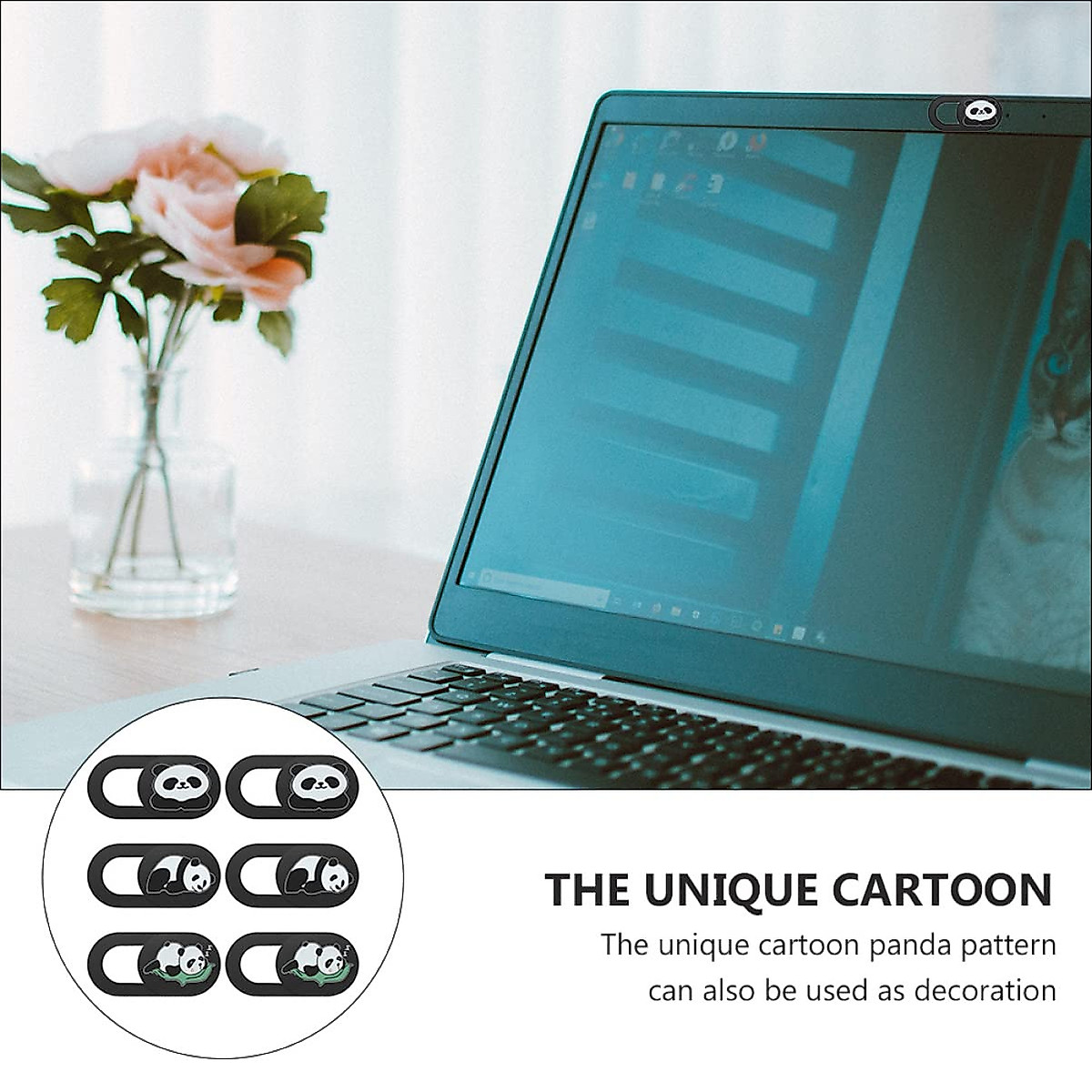 18 Pcs Camera Cover Webcam Cover Slide for Desktop Webcam Cover Slide for Tablet Webcam Cover Slider Webcam Cover Slide for Computer